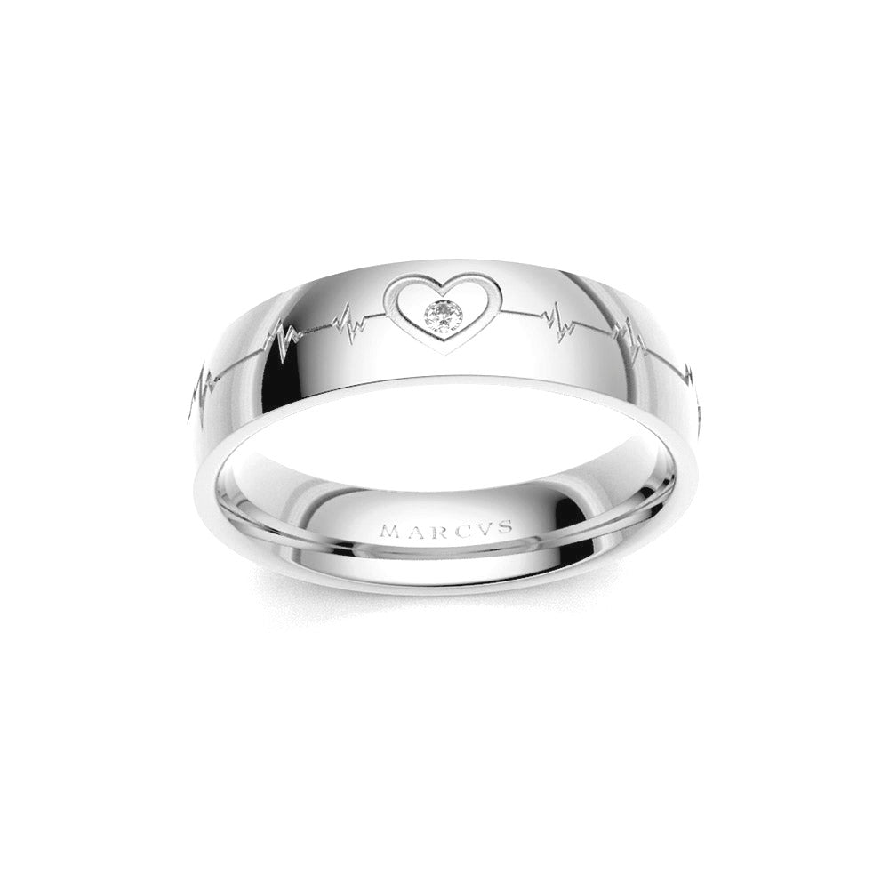 EROS ANILLOS DE BODA ORO BLANCO 18K - MARCVS JOYEROS – Marcvs Joyeros