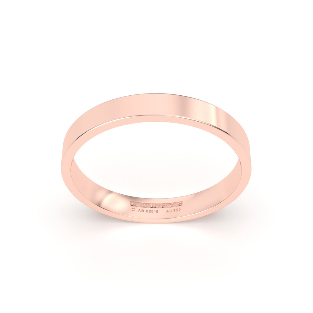 ANILLOS DE BODA CLÁSICOS ORO 18K ABCL2018AN3 - MARCVS JOYEROS – Marcvs ...